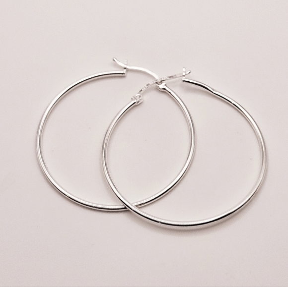 Jewelry | Ibb Sterling Silver Hoop Earrings | Poshmark